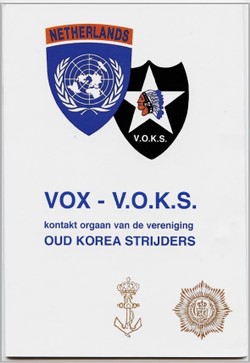 Het verenigingsboekje van de V.O.K.S. - Vereniging Oud Korea Strijders